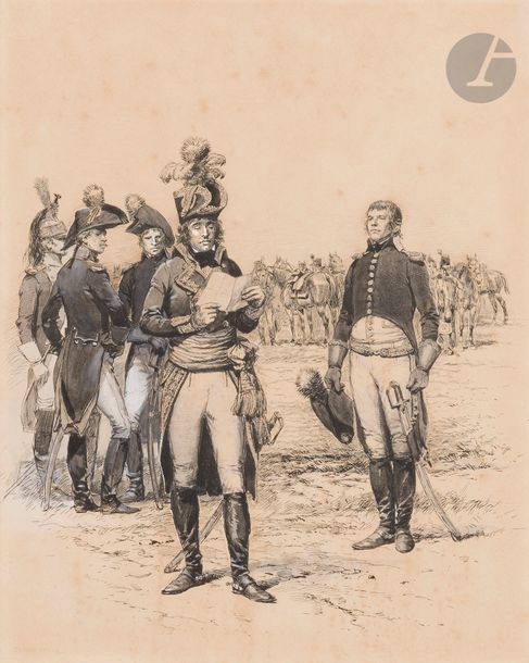 Édouard Jean Baptiste Detaille | “Colonel Lepic at Eylau with ...