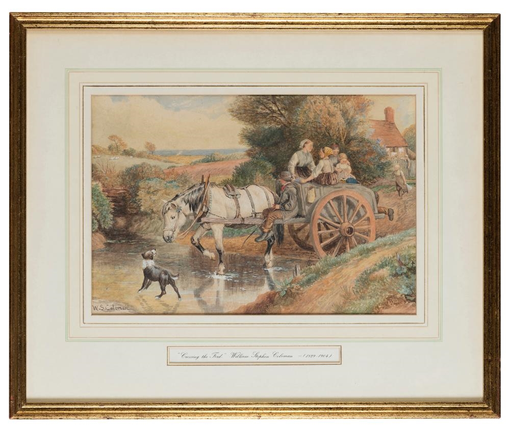 William Stephen Coleman | Crossing the Ford | MutualArt