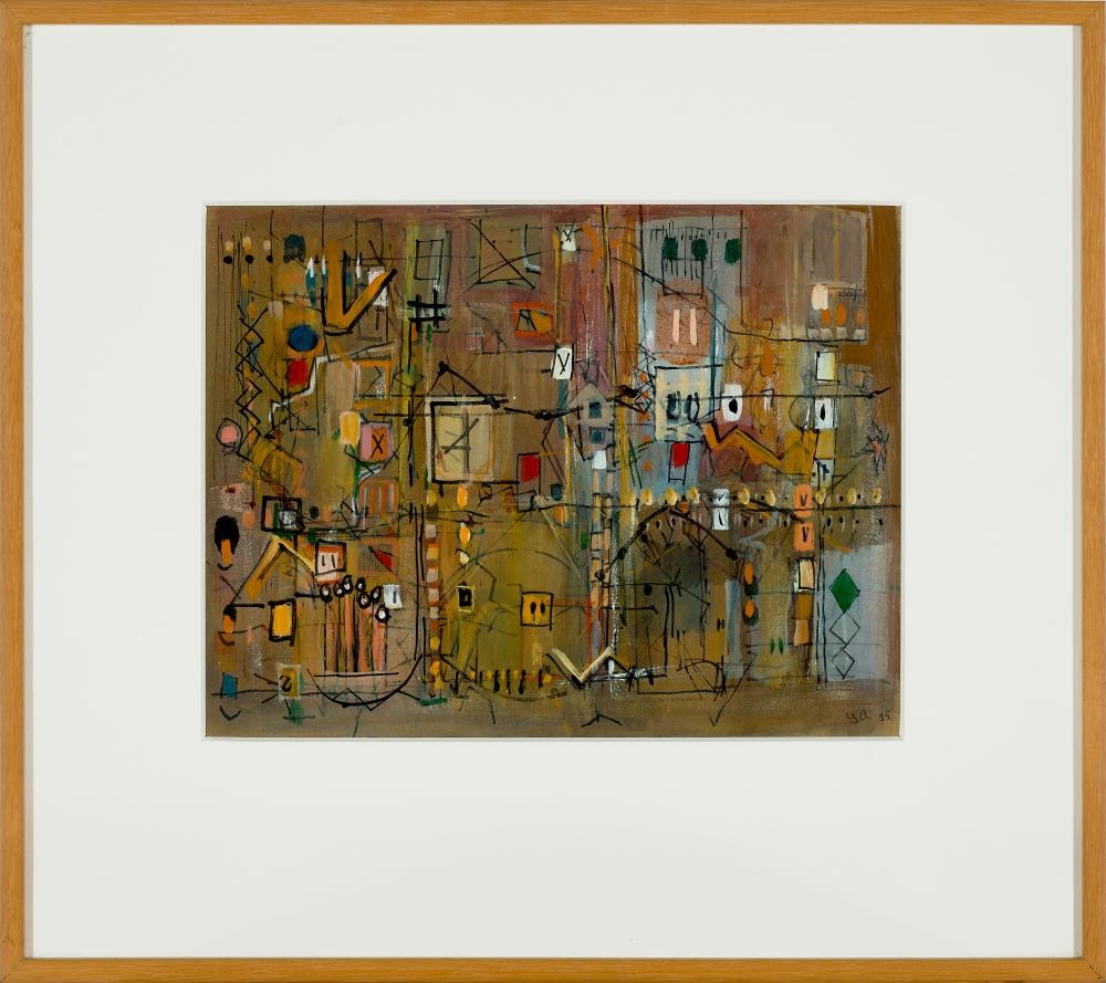 Yvonne Audette | CITY MAGIC AT NIGHT (Circa 1986) | MutualArt