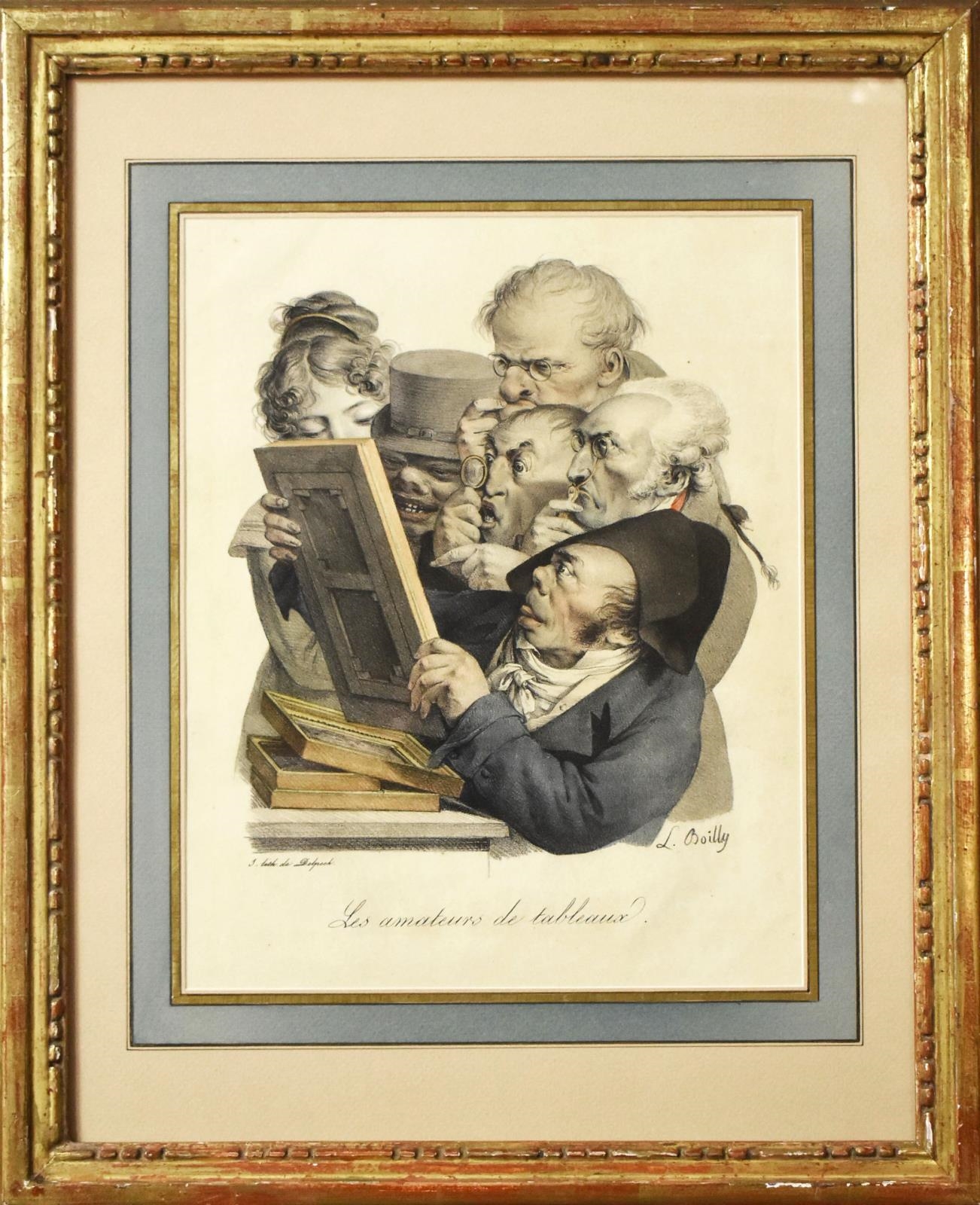 Louis-Léopold Boilly | Les amateurs de tableaux | MutualArt