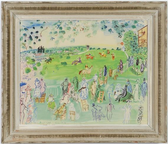 Raoul Dufy | RAOUL DUFY ASCOT LITHOGRAPH signed in the plate Printed by ...