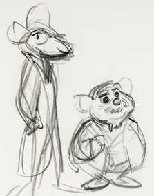 GLEN KEANE | The Great Mouse Detective Basil and Dawson Character ...
