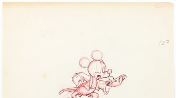 Fred Moore | Mickey's Amateurs Rare Mickey Mouse Animation Drawing ...