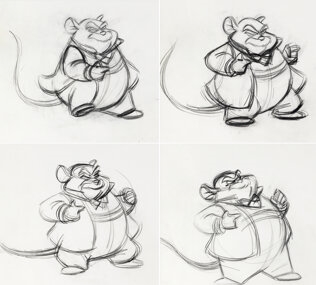 Rob Minkoff | The Great Mouse Detective Dawson Animation Drawing ...