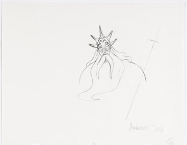 Andreas Deja | The Little Mermaid King Triton Animation Drawing Group ...