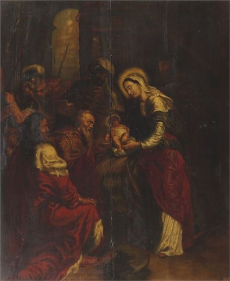 Flemish School 17th Century | Flemish school of the 17th century The Adoration of the Magi (17th ...