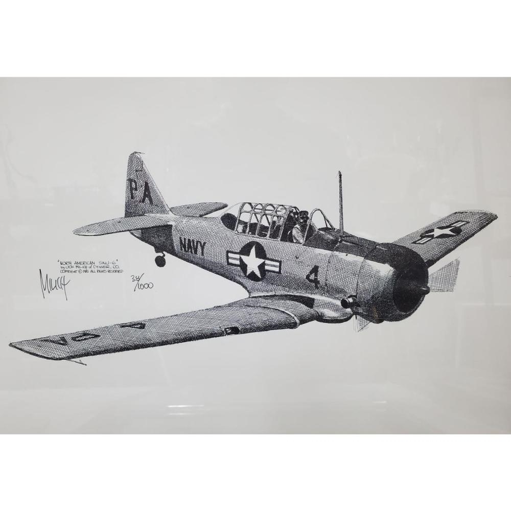 Joe Milich | Lot of 2 Aviation Art Lithographs | MutualArt