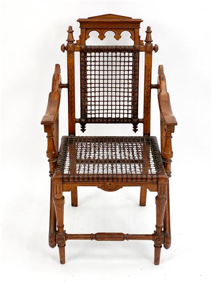 George Hunzinger | GEORGE HUNZINGER ARMCHAIR, C. 1870 S (1869) | MutualArt