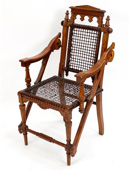 George Hunzinger | GEORGE HUNZINGER ARMCHAIR, C. 1870 S (1869) | MutualArt