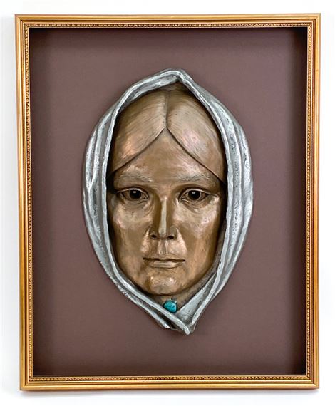 Mary Vickers | CONTEMPORARY CAST NATIVE FACE SIGNED LTD. ED | MutualArt