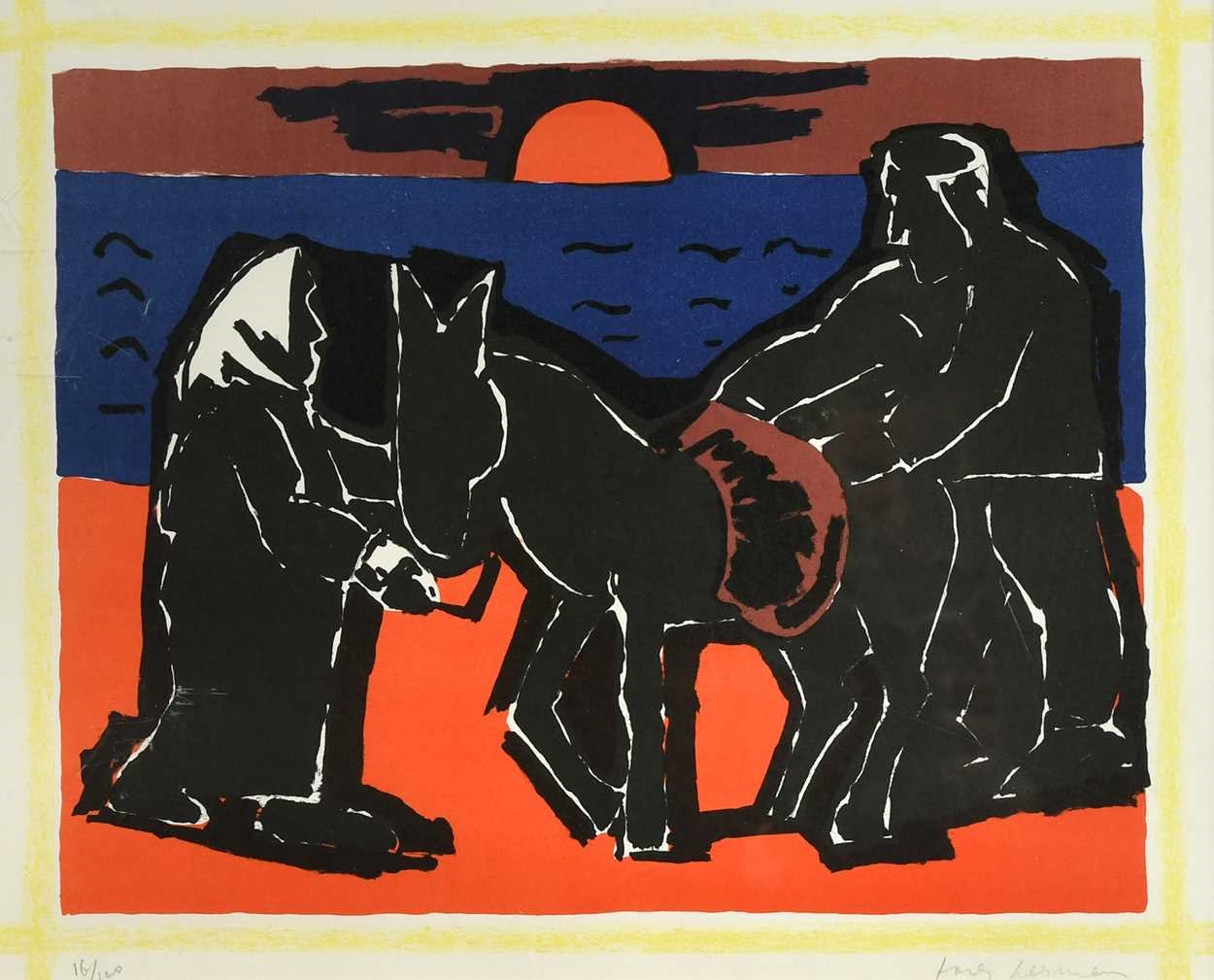 Josef Herman | Two Women (1979) | MutualArt