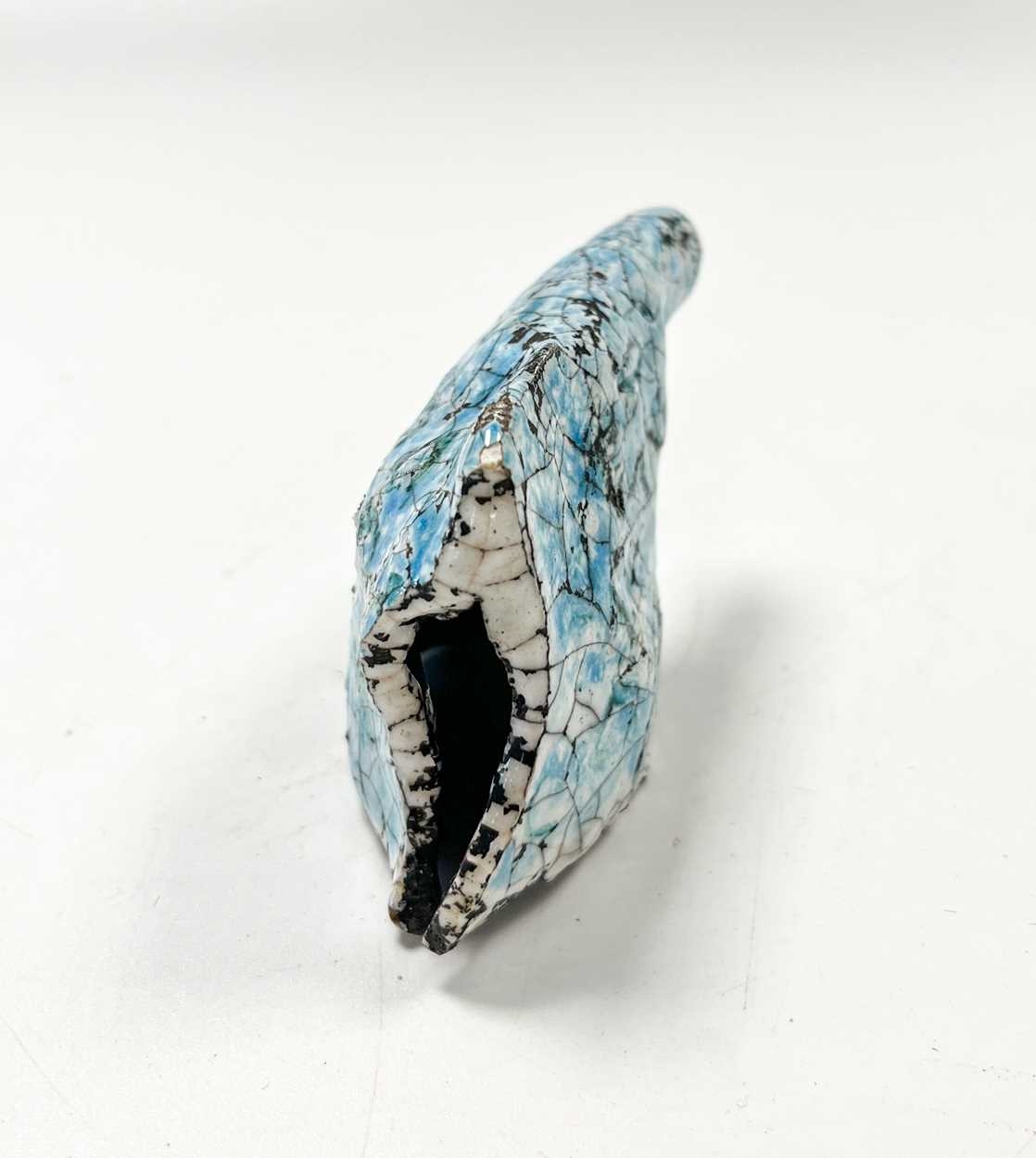 Eric James Mellon | a rare raku glazed pottery model of a horse's head ...