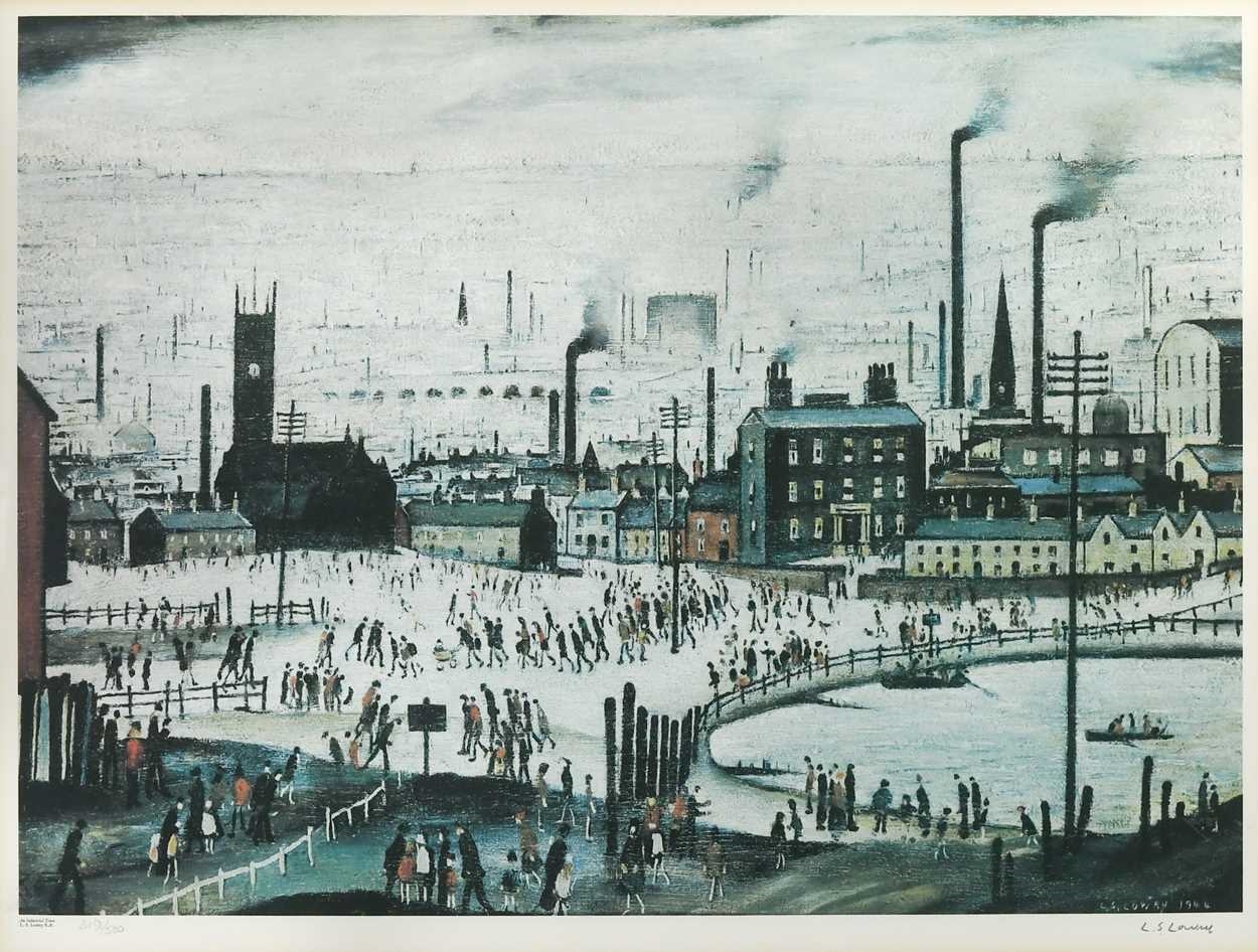 Laurence Stephen Lowry | Industrial Scene (1946) | MutualArt