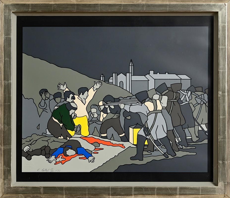 Robert Ballagh | Third of May After Goya (1973 (1973) | MutualArt