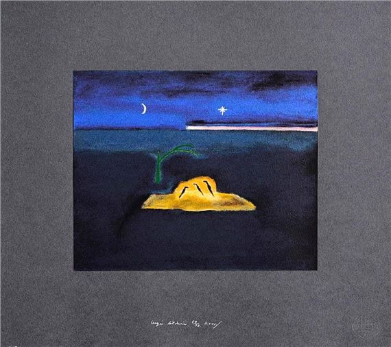 Craigie Aitchison | Indian Print II (2001 (2001) | MutualArt