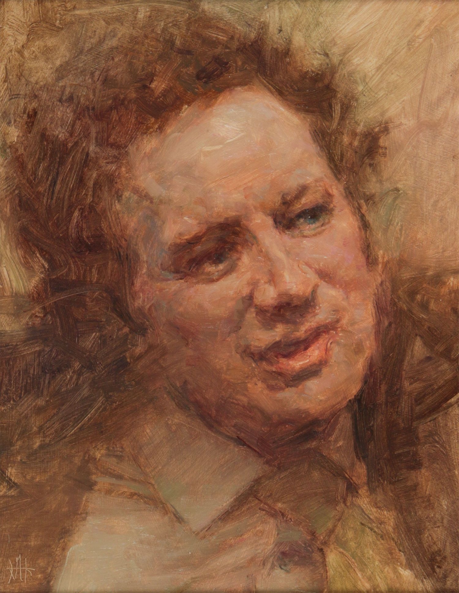 Kenny McKendry | PORTRAIT OF JAMES SIMMONS | MutualArt