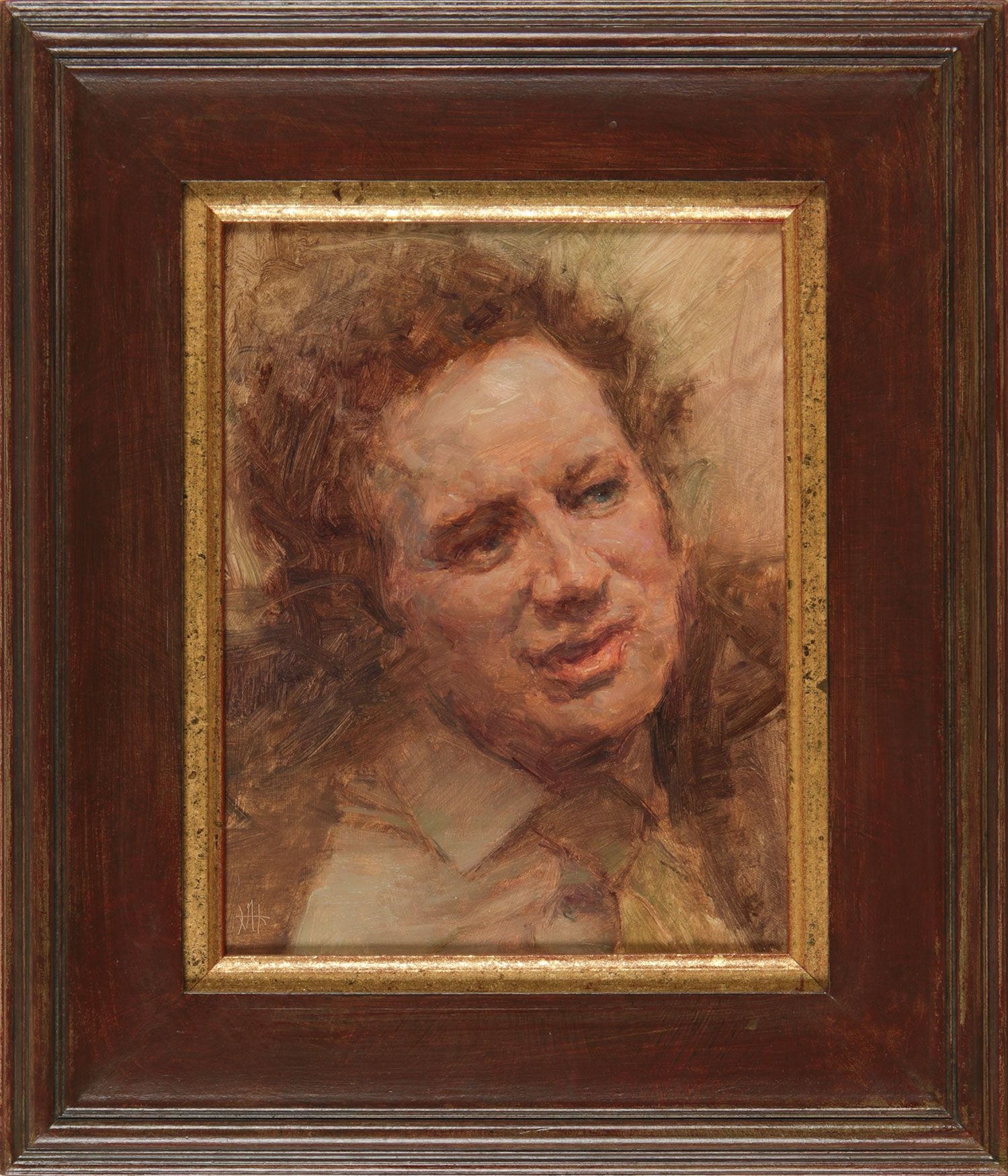 Kenny McKendry | PORTRAIT OF JAMES SIMMONS | MutualArt