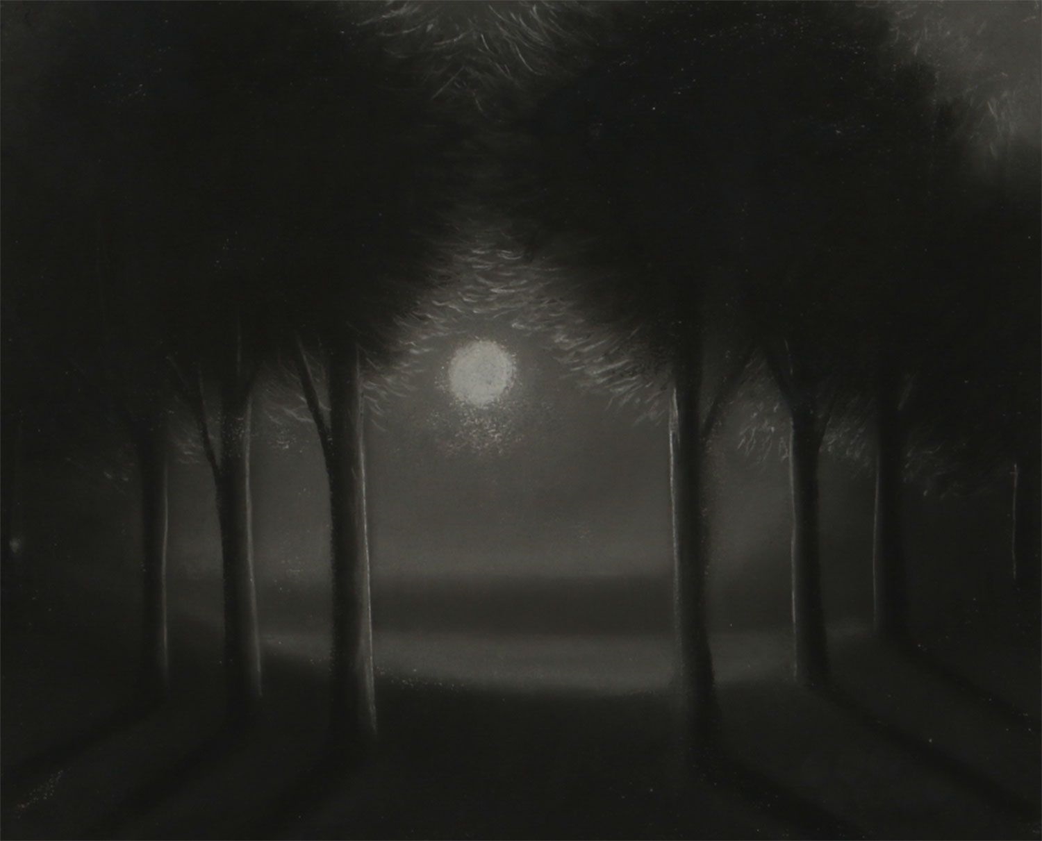 Paul Wilson | MOONLIGHT THROUGH THE TREES | MutualArt