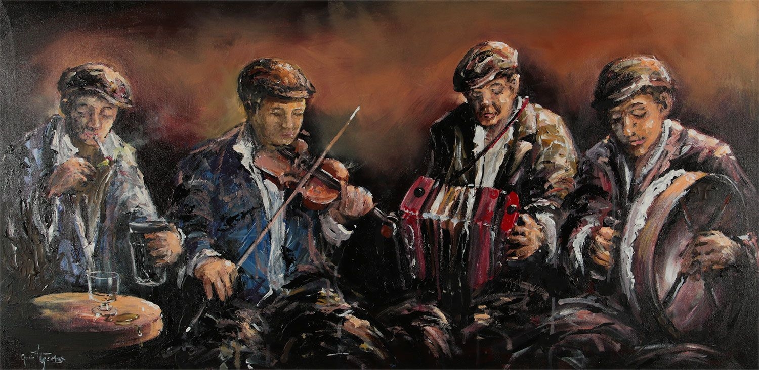 Gavin Fitzsimons | THE SOUND OF THE BODHRAN | MutualArt