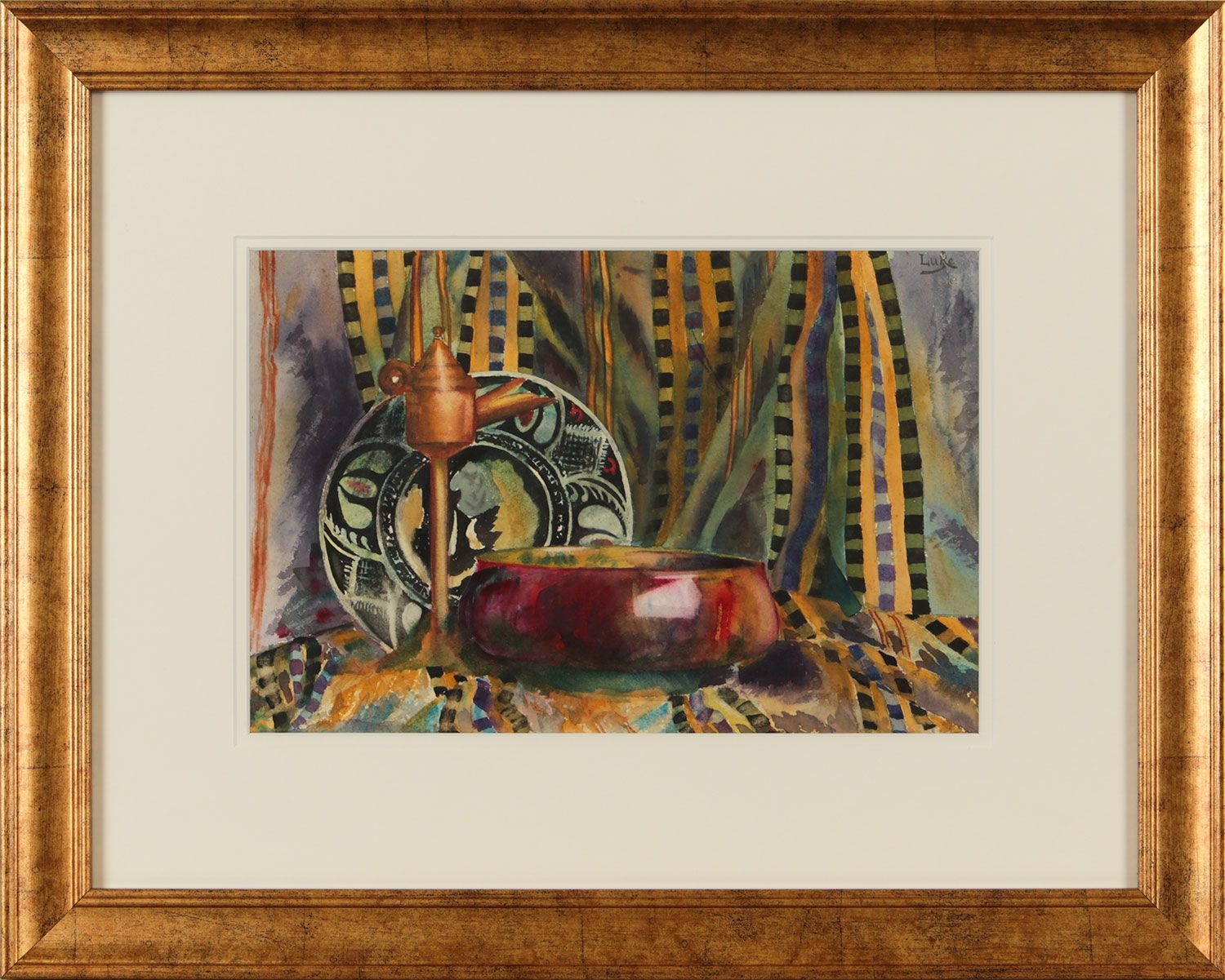 John Luke | STILL LIFE BOWL & PLATE | MutualArt