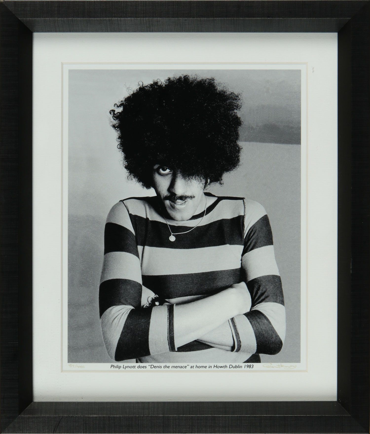 Colin Henry | PHILIP LYNOTT DOES DENIS THE MENACE AT HOME IN HOWTH ...