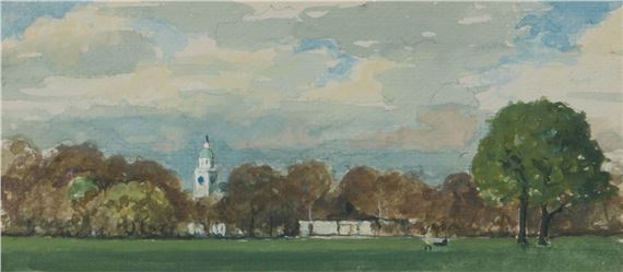 Peter Jamieson | THE VILLAGE GREEN | MutualArt