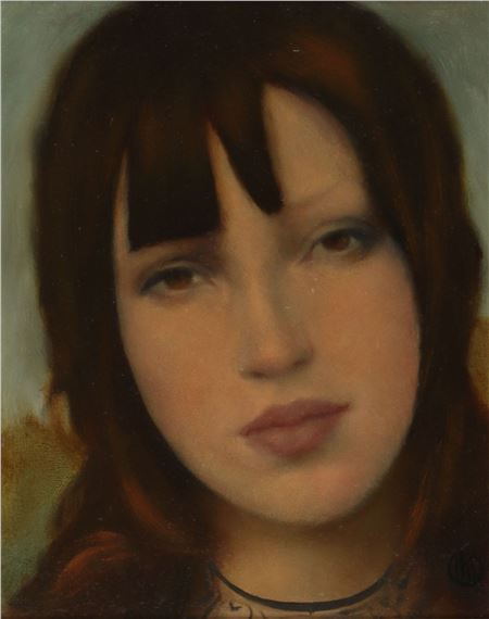 Ken Hamilton | THE ENIGMA GIRL WITH A FRINGE | MutualArt