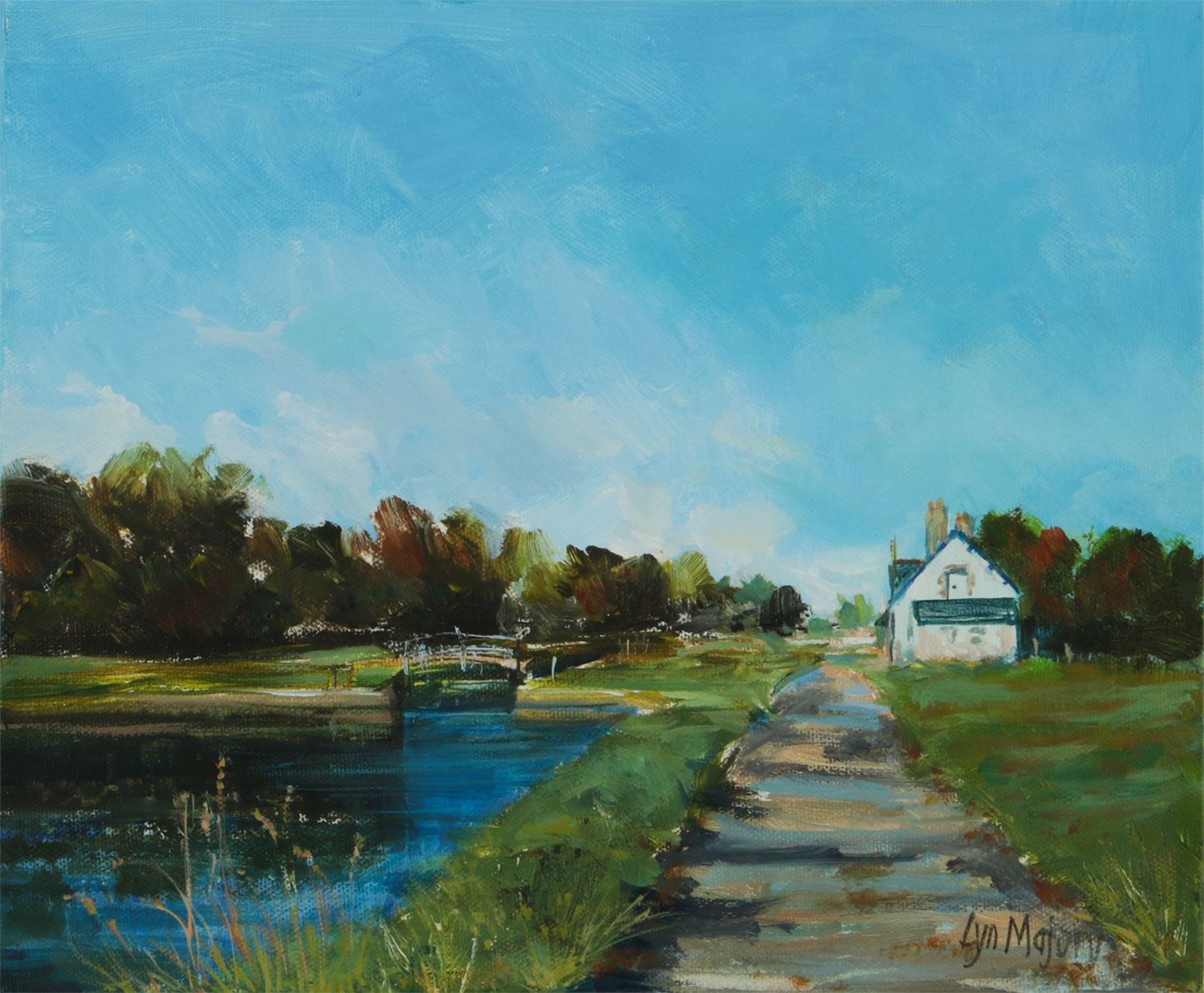 Lyn Majury | WALKING WITH SHIRLEY, BRITTANY | MutualArt