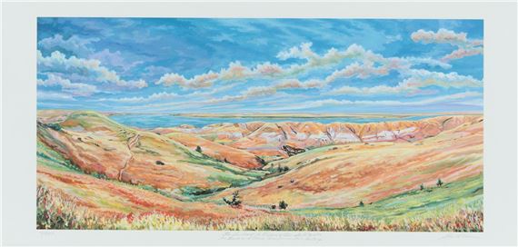 Stuart H. Morse | THE LAND & ITS RIBBON OF BLUE, SOUTH DAKOTA | MutualArt