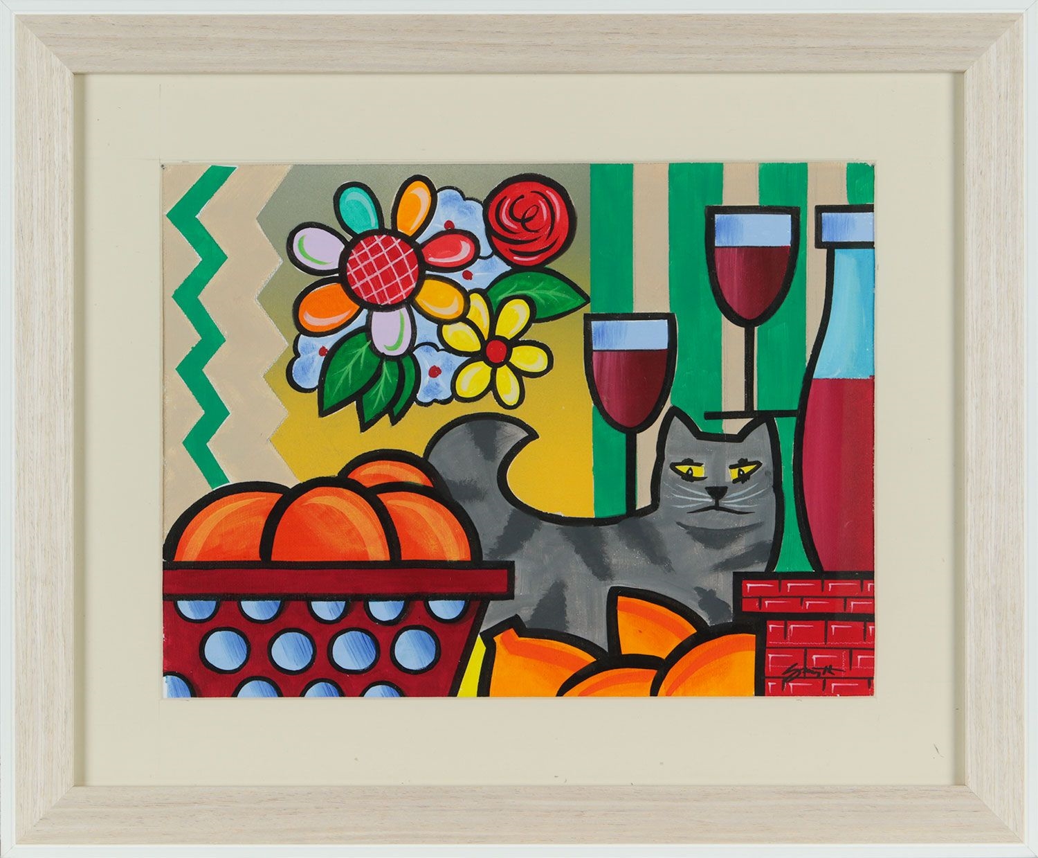 George Smyth | STILL LIFE WITH CAT | MutualArt