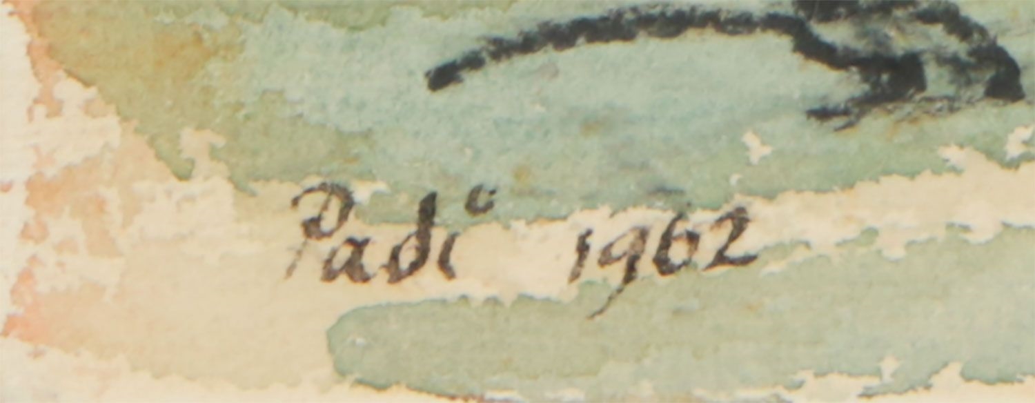 Padi Ainsworth | HOUSES AT BOOTHBAY HARBOUR, MAINE (1962) | MutualArt