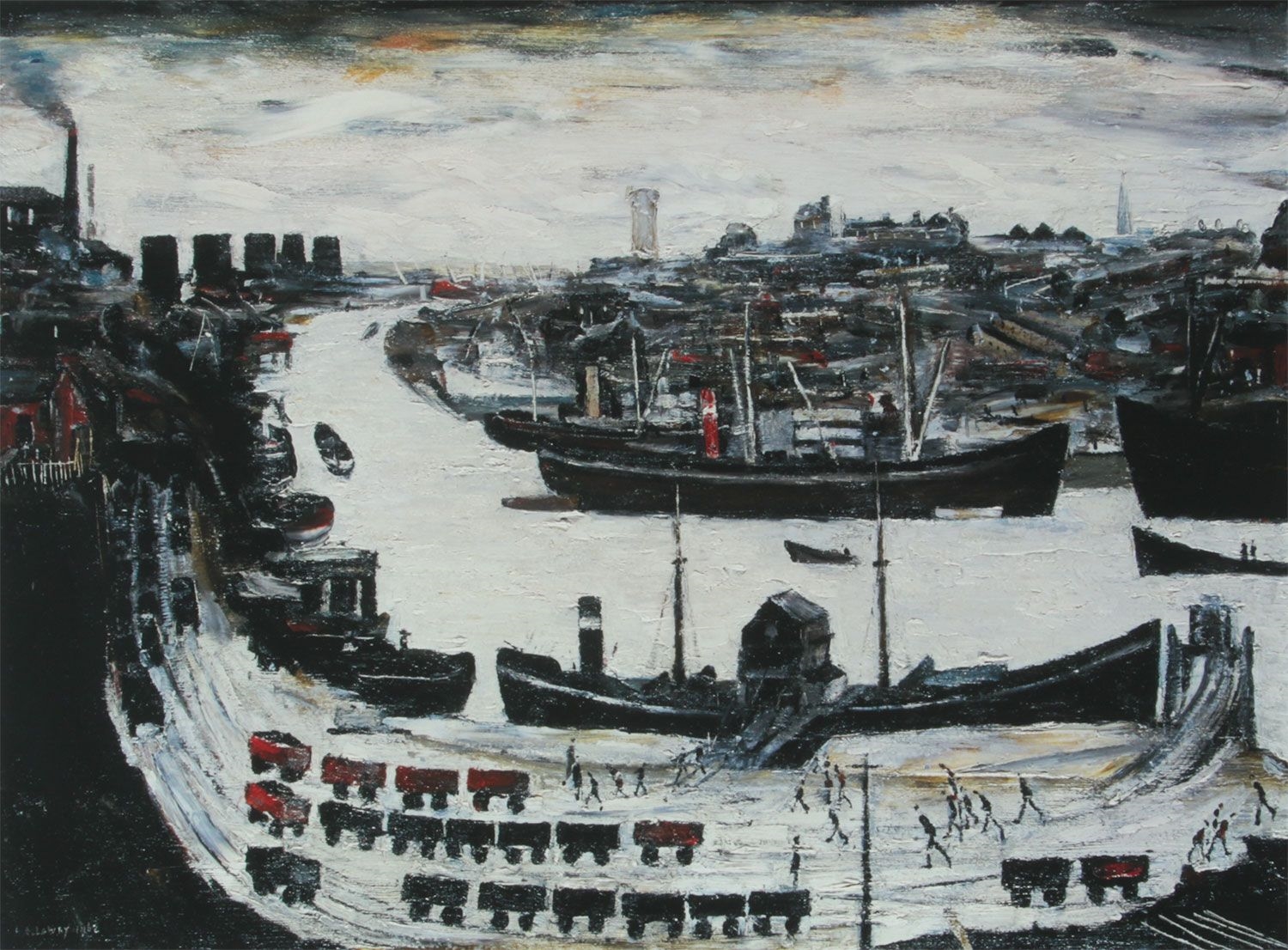 Laurence Stephen Lowry | THE DOCKS | MutualArt