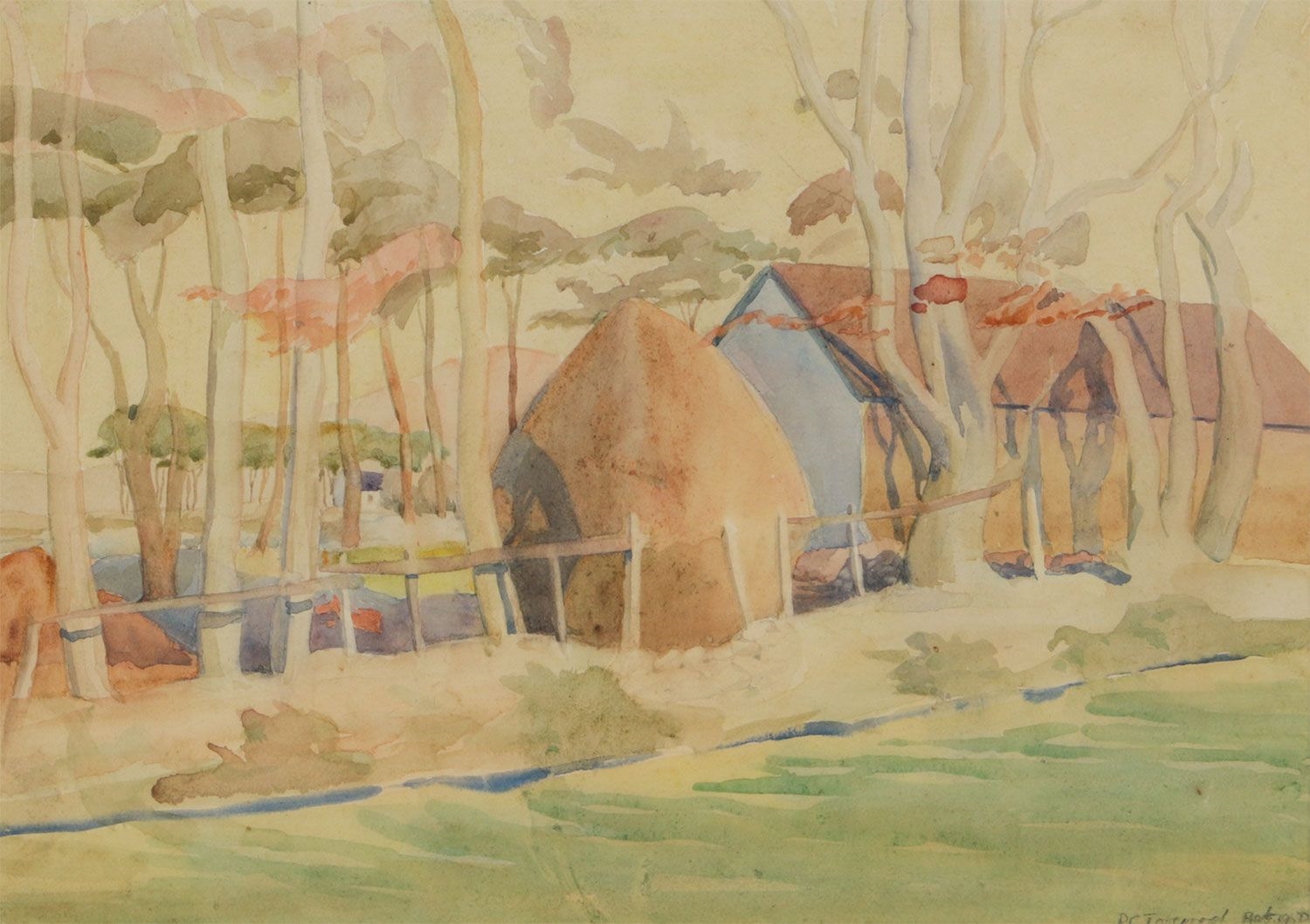 Romeo Toogood | BESIDE THE FARM (1950) | MutualArt