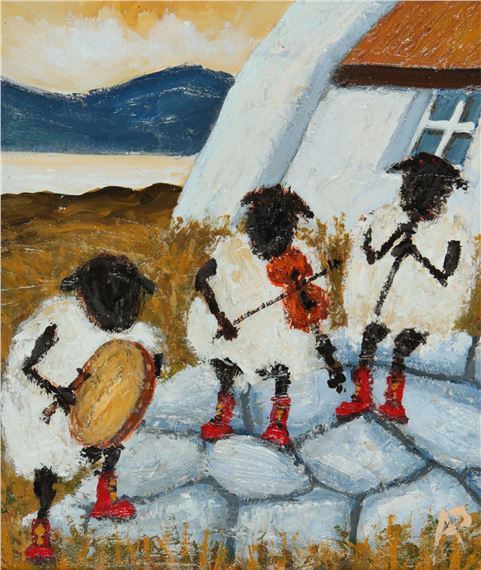 Pat Andy | ANDY PAT'S WANDERING SHEEP PLAYING A TUNE BY THE COTTAGE ...