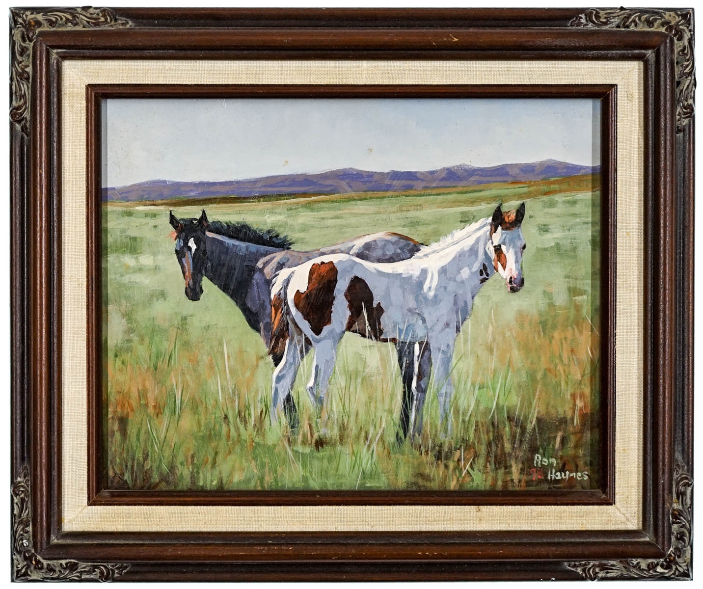 Ron Haynes | Ron Haynes (Montana) Framed Original Oil | MutualArt
