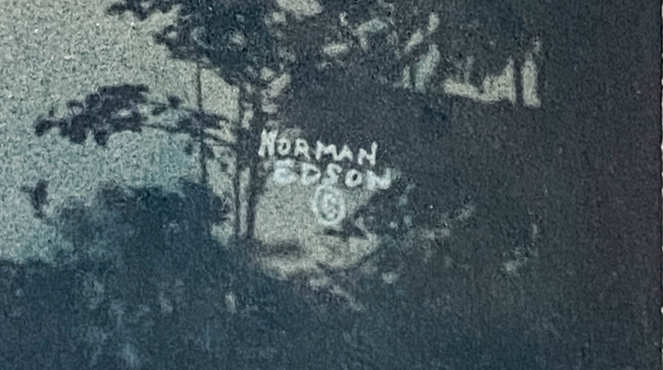 Norman Stewart Edson | Norman Edson Tinted Photo [Mt. Rainier] | MutualArt