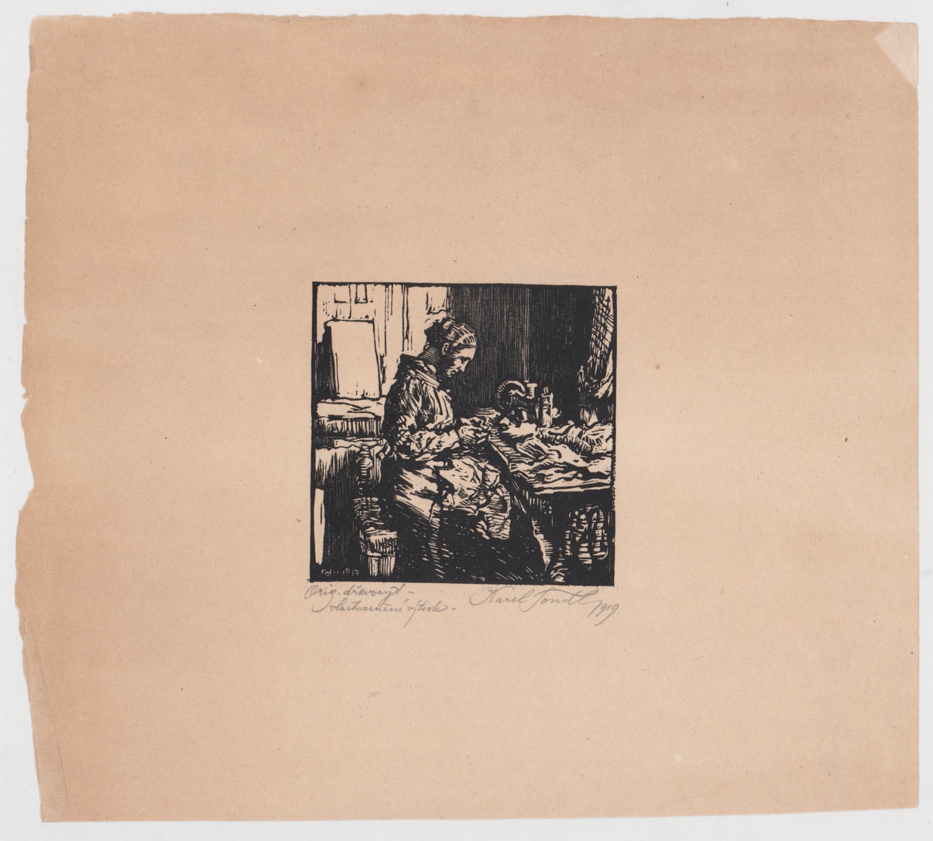 Karel Tondl | Karel Tondl (Czech Republic, 1890-1980) (1919) | MutualArt