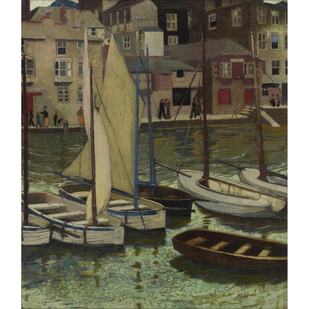 Josephine Haswell Miller | ST IVES HARBOUR (1920) | MutualArt