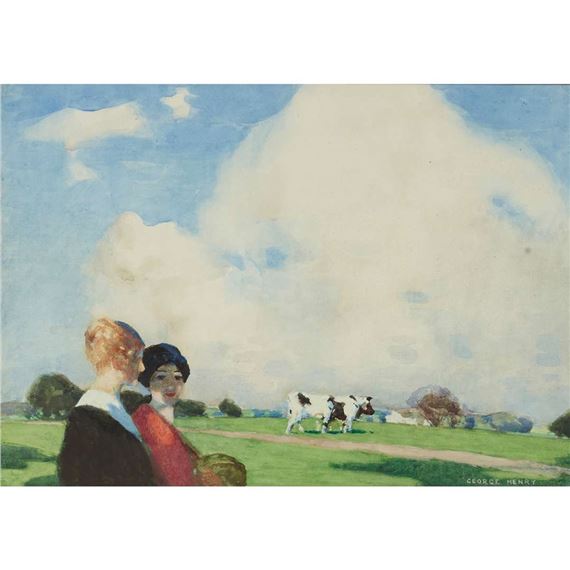George Henry | THE MEADOW | MutualArt