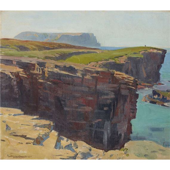 Stanley Cursiter | THE LACE FROCK (1922) | MutualArt