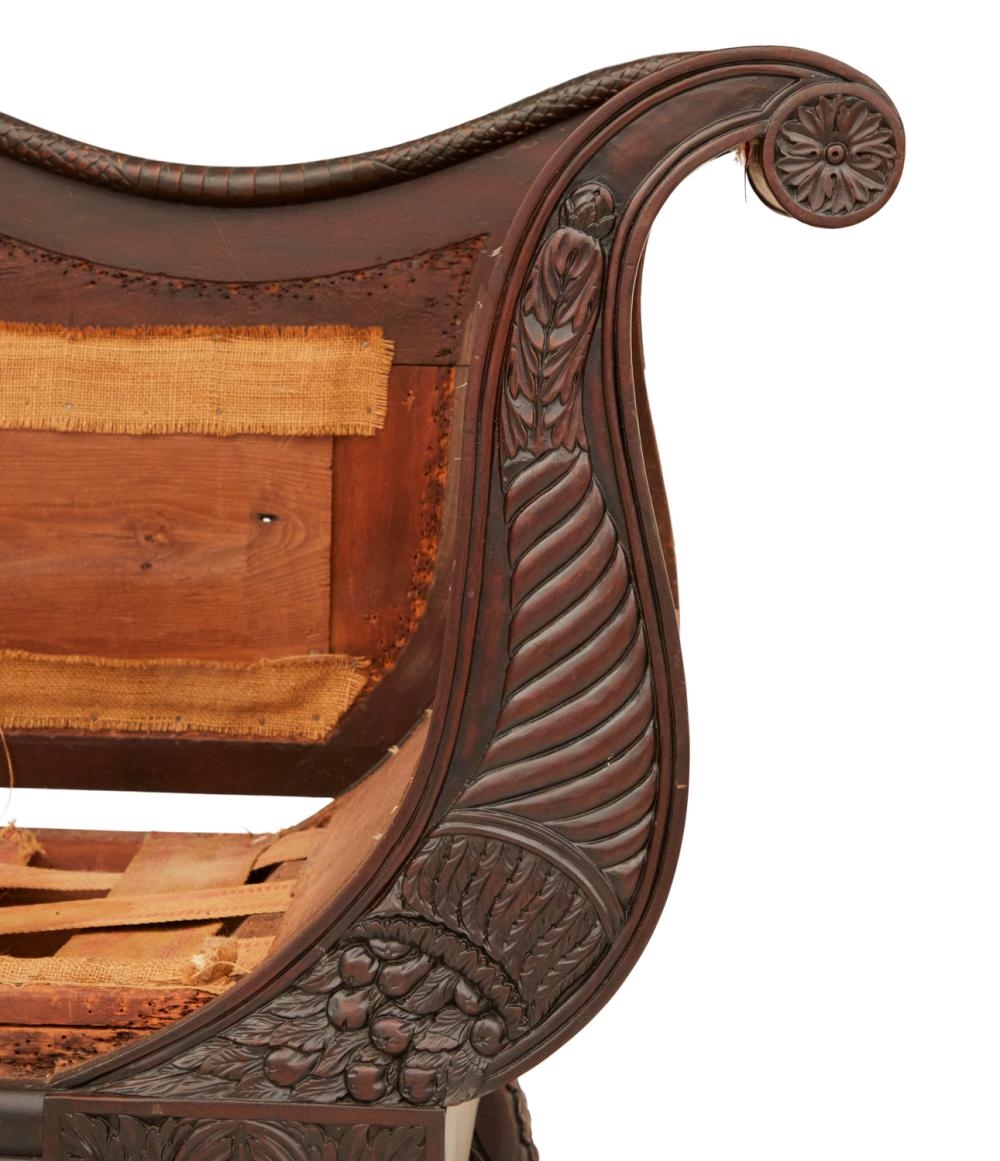 Samuel McIntire | Rare American Classical Mahogany Sofa | MutualArt