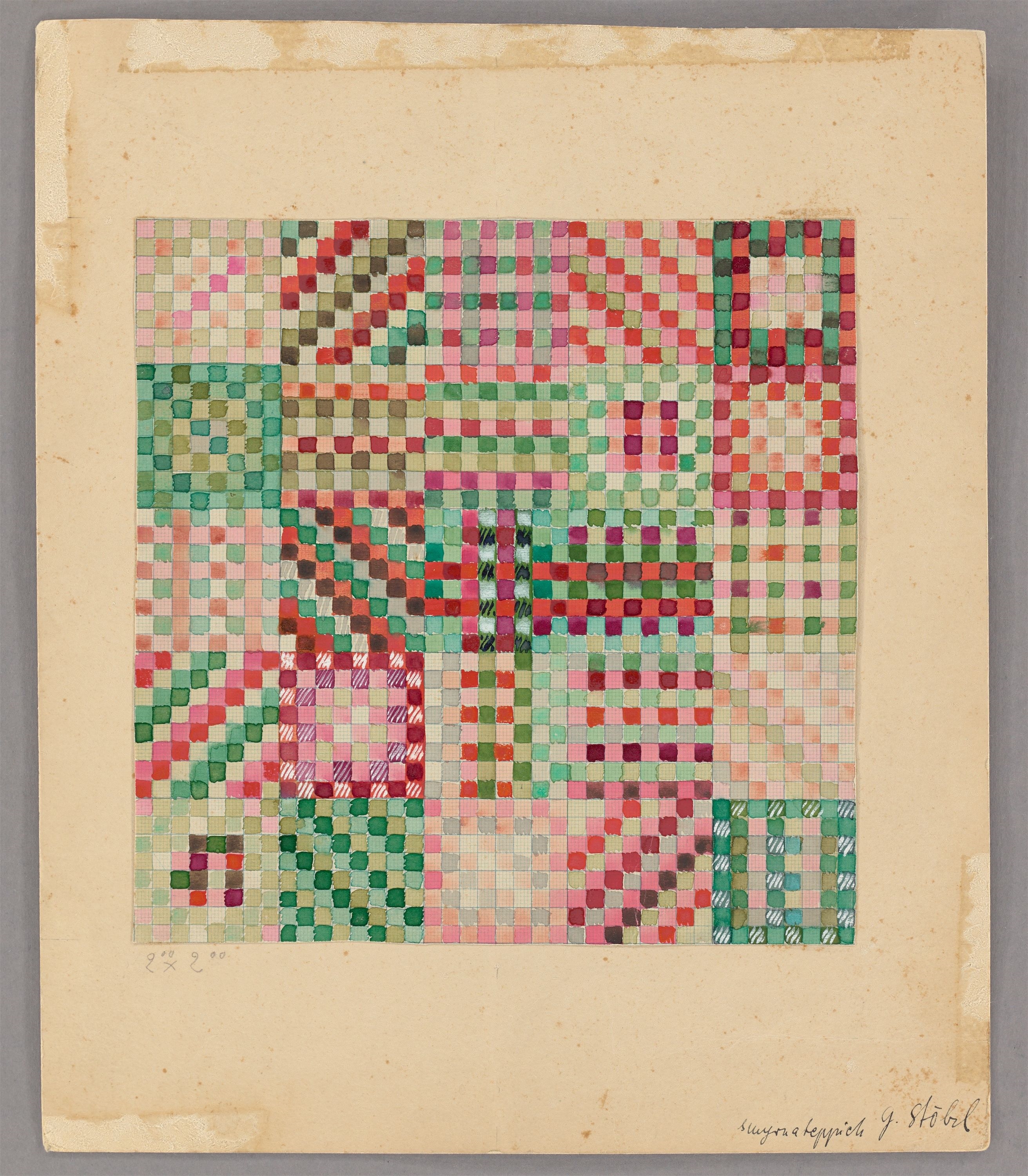 Gunta Stolzl | Smyrnateppich” (design (1923) | MutualArt