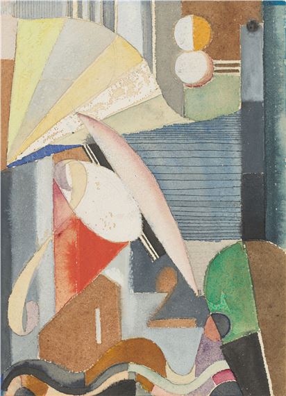 Gunta Stolzl | Design for a double weave carpet. | MutualArt