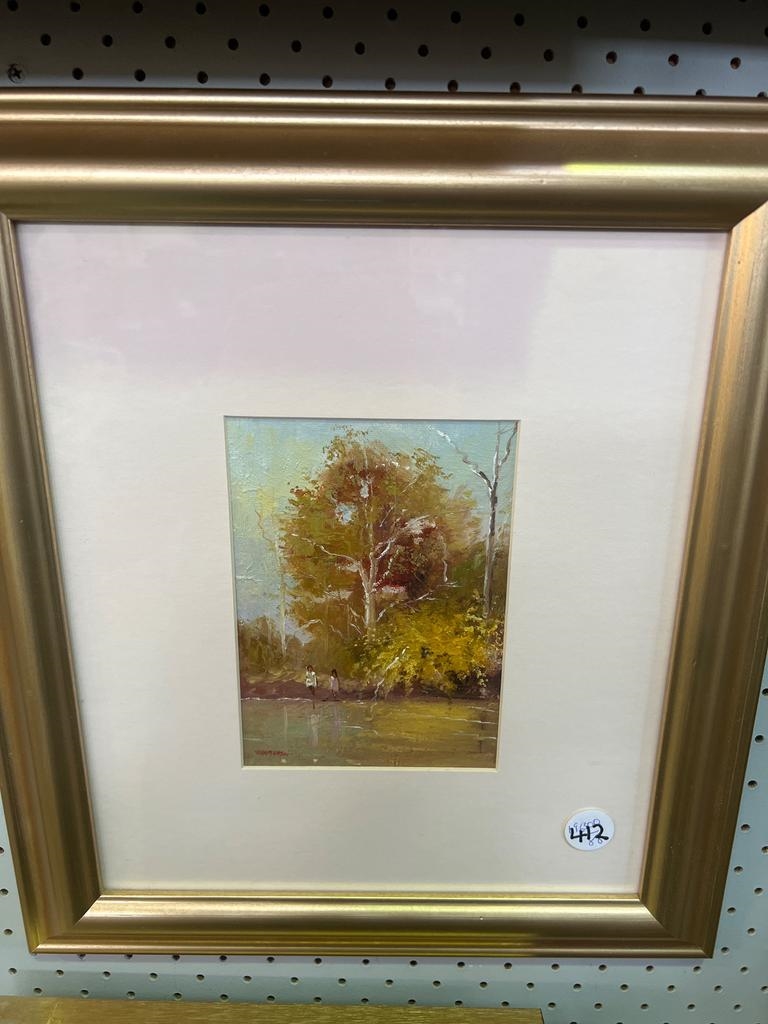 Richard Chamerski | RICHARD CHAMERSKI OIL - WATTLE REFLECTIONS ELTHAM ...