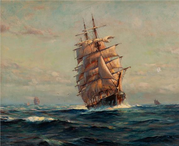 Frank Vining Smith | Frank Vining Smith (American, 1879-1967) Ships at ...