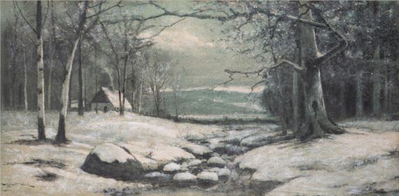 Robert W. Wood | Robert Wood (American, 1889-1979) Approach of Winter | MutualArt