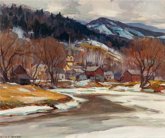 Emile Albert Gruppe | Emile Albert Gruppe (American, 1896-1978) Village ...