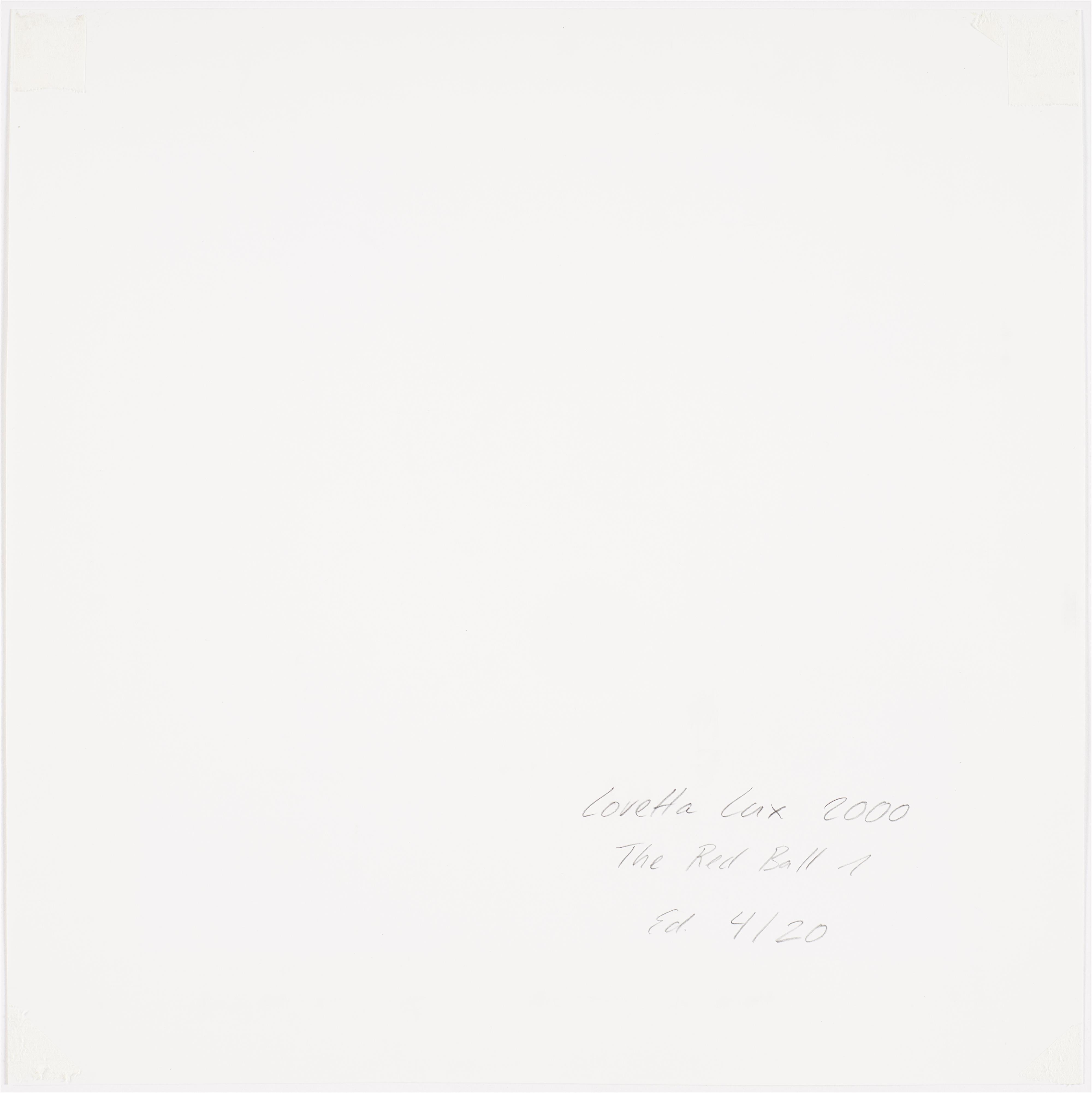 Loretta Lux | The Red Ball 1 (2000) | MutualArt