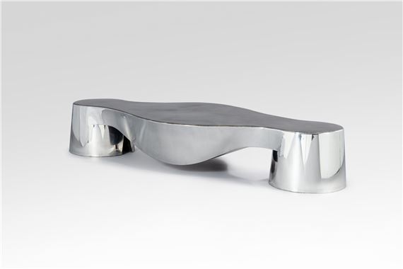 Ron Arad | Table basse Two legs and a table (1991) | MutualArt