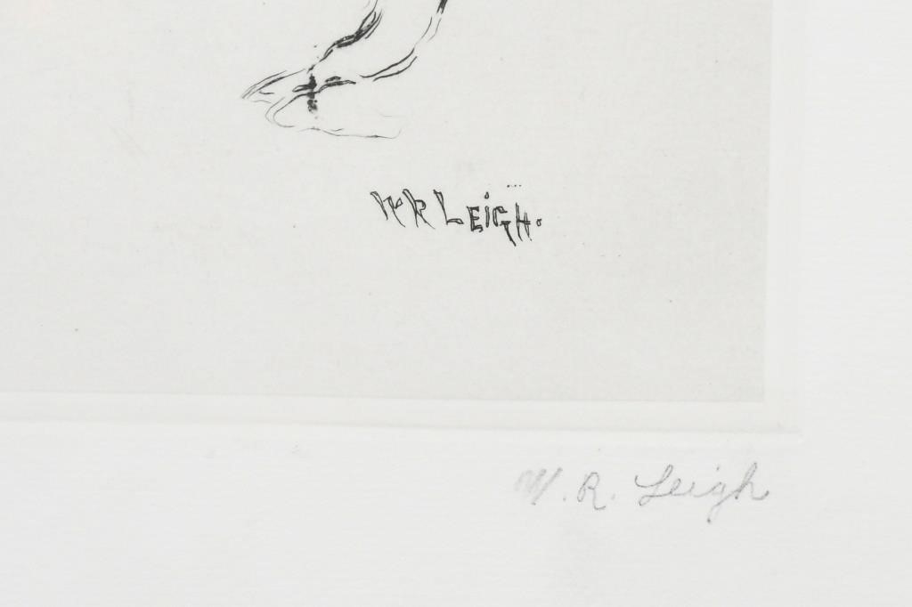 William Robinson Leigh | W.R. LEIGH ETCHING DUST STORM | MutualArt